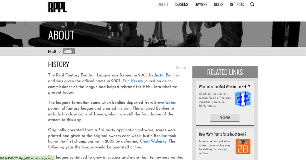 Navigation Menus - Through the Years - Eric Hersey Web Design